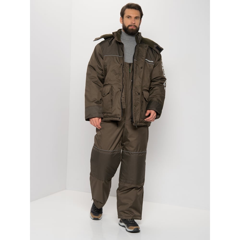 Зимний костюм HUNTSMAN Полюс ткань Cell, хаки НФ-000000858/68-70/182 ...