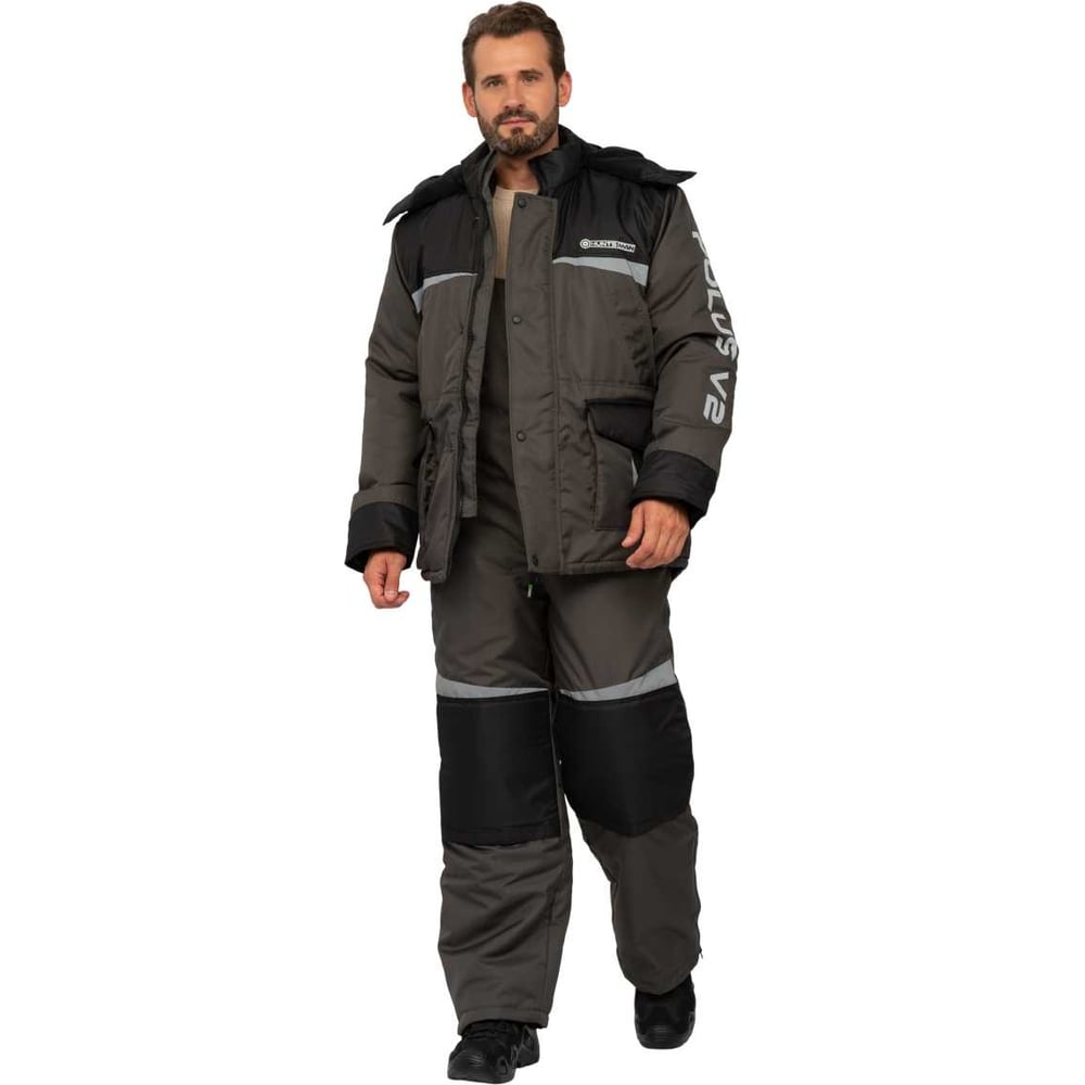 Зимний костюм Huntsman Полюс V-2 ткань Cell/Cat's eye, цвет хаки НФ ...