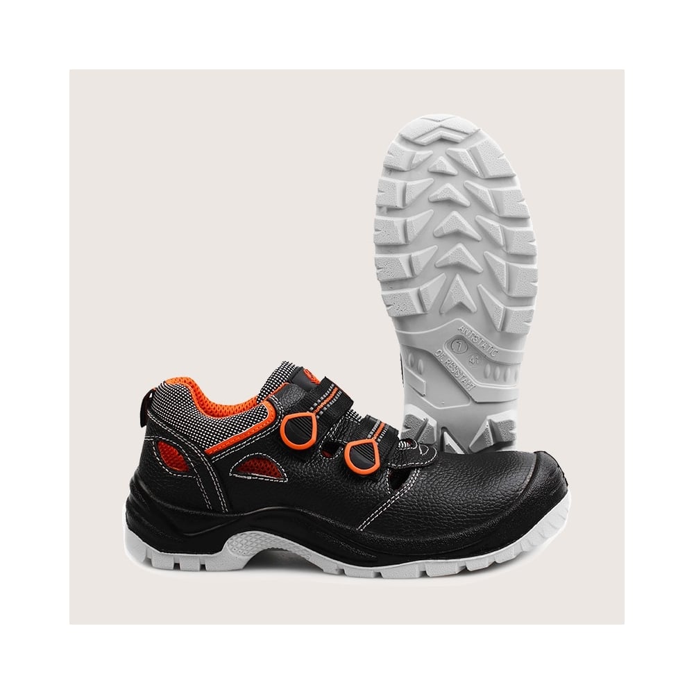 Полуботинки рабочие Скорпион "Премиум" с перфорацией, с ПК, черные ...