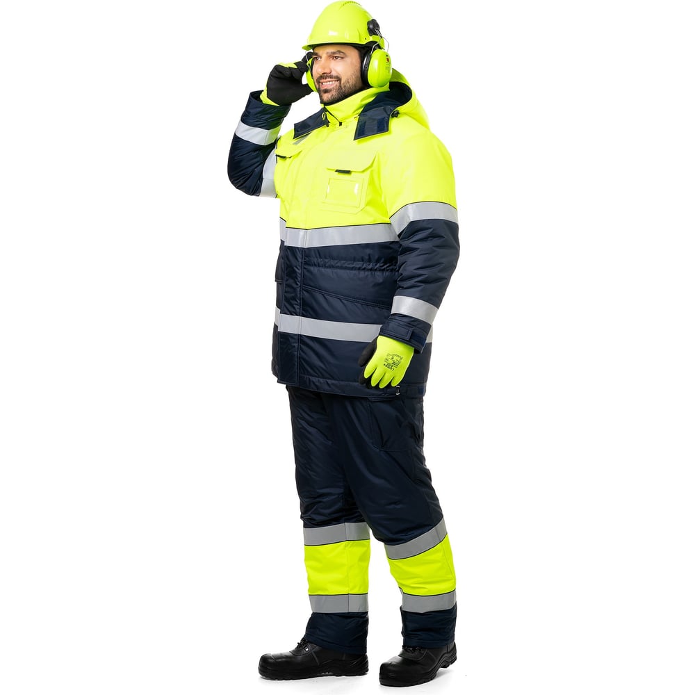 Мужская зимняя сигнальная куртка Техноавиа Люмос, размер 88-92, рост ...