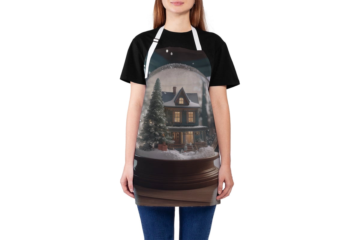 Кухонный фартук JOYARTY Волшебный шар, универсальный размер для женщин и мужчин ap_427877 ...