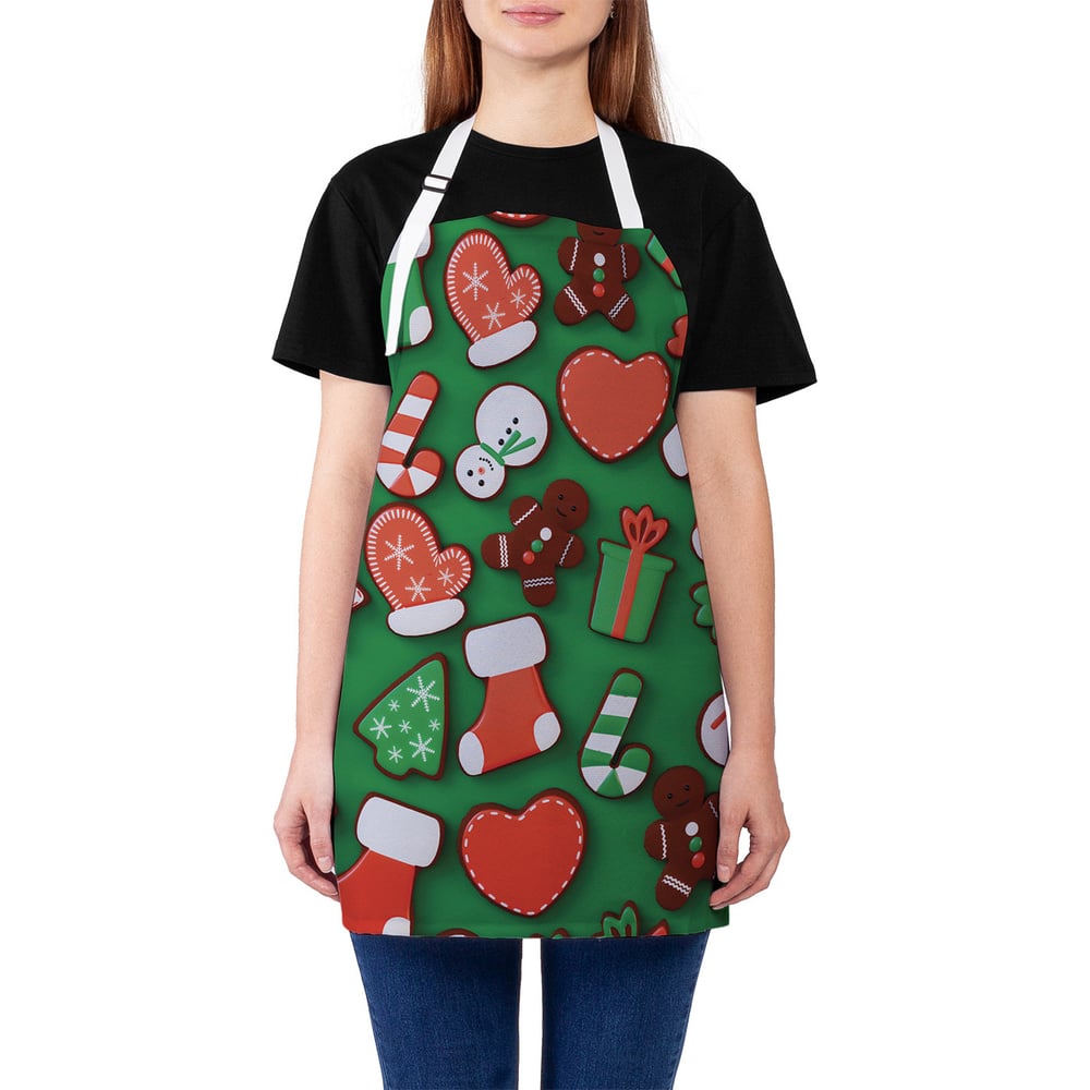 Кухонный фартук JOYARTY Имбирные пряники, универсальный размер для женщин и мужчин ap_427871 ...