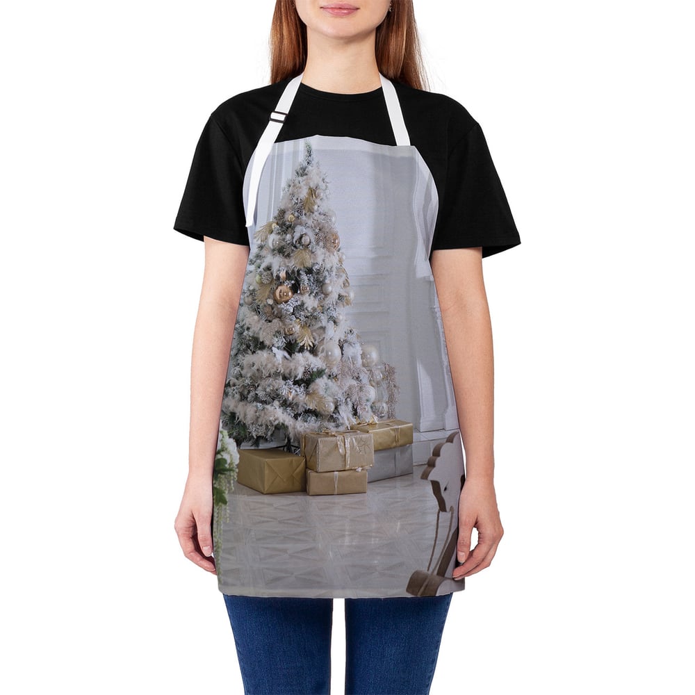 Кухонный фартук JOYARTY Атмосфера рождества, универсальный размер для женщин и мужчин ap_427886 ...