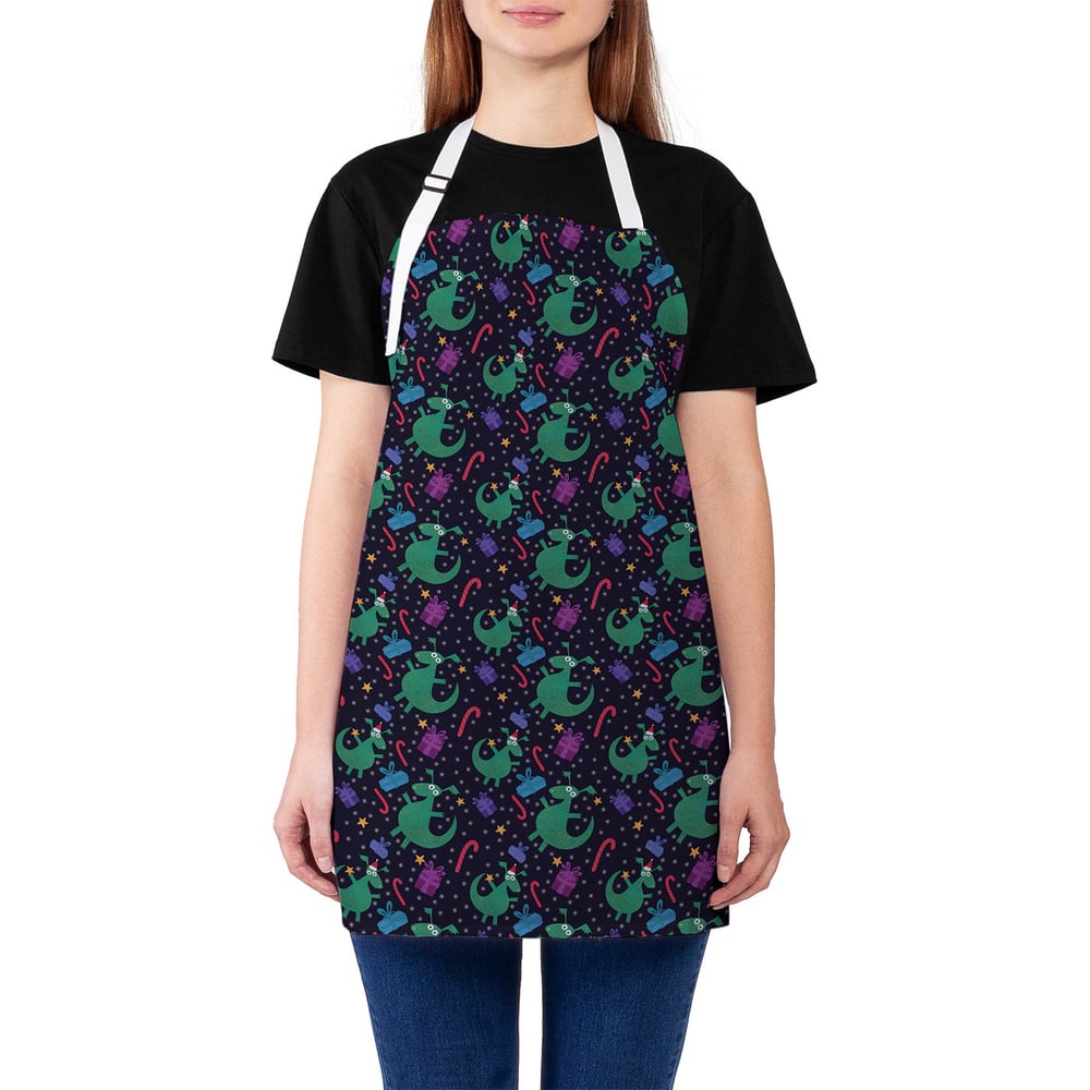Кухонный фартук JOYARTY Дракон с подарком, универсальный размер для женщин и мужчин ap_427879 ...