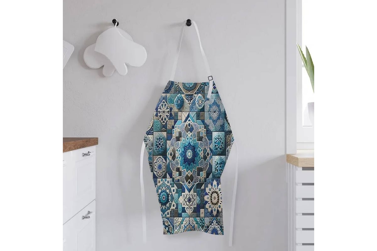 Фартук кухонный JoyArty "Турецкий печворк", универсальный размер для женщин и мужчин ap_sd1120 ...