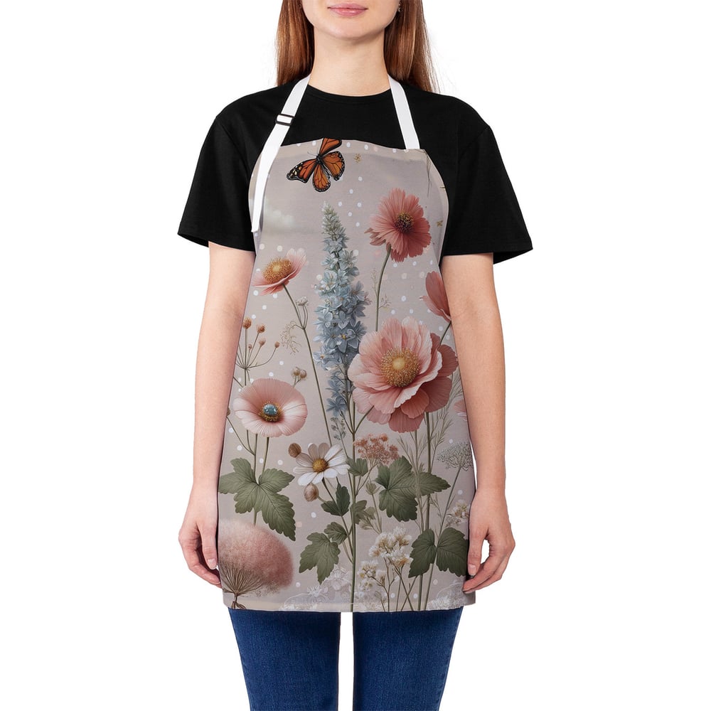 Фартук кухонный JOYARTY "Полевая нежность", универсальный размер для женщин и мужчин ap_429862 ...