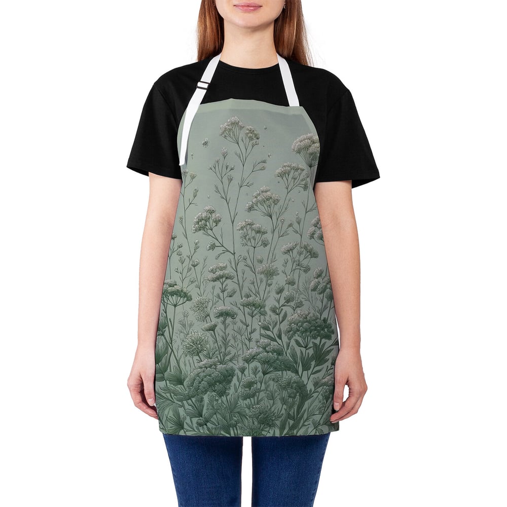 Фартук кухонный JOYARTY "Цветущий репейник", универсальный размер для женщин и мужчин ap_sd1934 ...