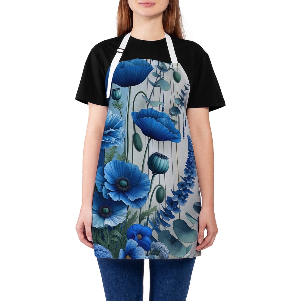 Фартук кухонный JOYARTY "Интерьерные цветы", универсальный размер для женщин и мужчин ap_sd1643 ...