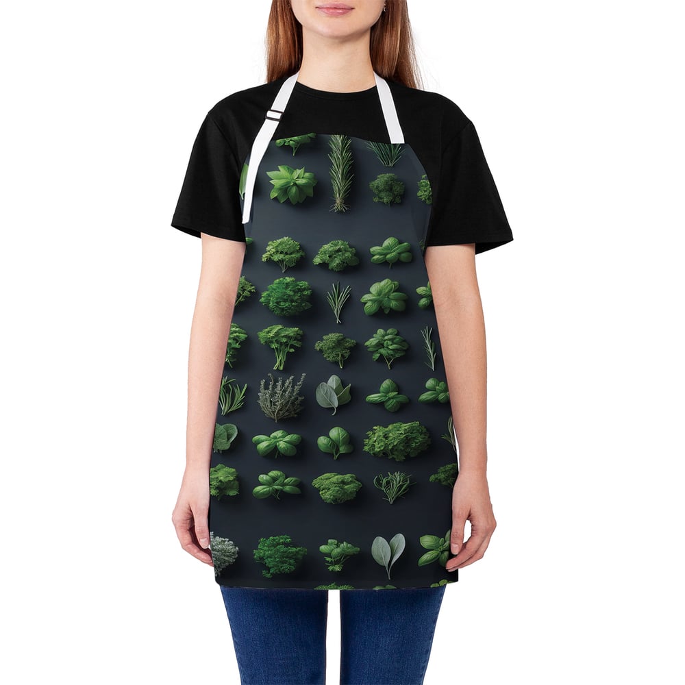 Фартук кухонный JoyArty Зеленая стена, универсальный размер, для женщин и мужчин, ap_sd3456 ...