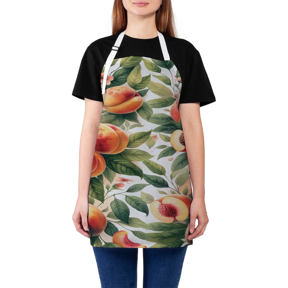 Фартук кухонный JoyArty Персиковое дерево, универсальный размер, для женщин и мужчин, ap_sd3443 ...
