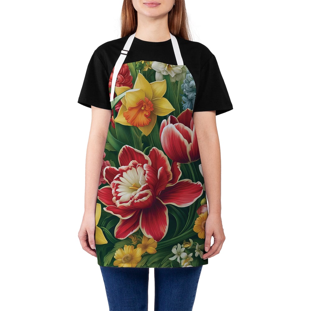 Фартук кухонный JoyArty Цветочный букет, универсальный размер, для женщин и мужчин, ap_sd3558 ...