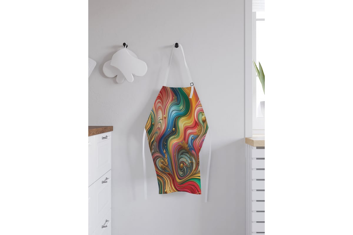 Фартук кухонный JoyArty Восточные мотивы, универсальный размер, для женщин и мужчин, ap_sd3572 ...