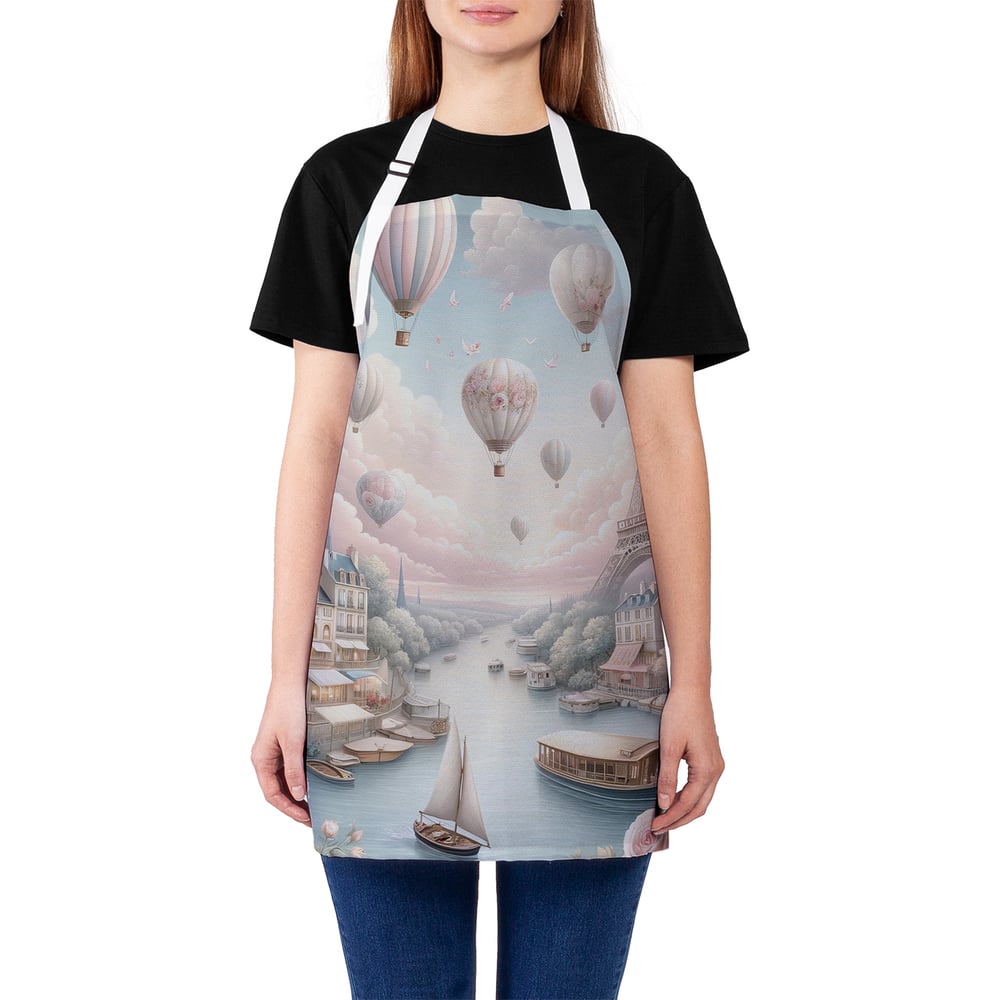 Фартук кухонный JoyArty Нежный Париж, универсальный размер, для женщин и мужчин, ap_sd3554 ...