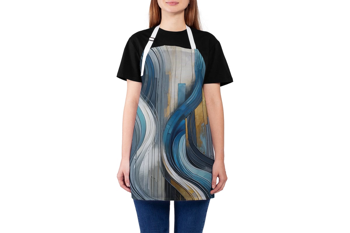 Фартук кухонный JoyArty Быстрый путь, универсальный размер, для женщин и мужчин, ap_sd3517 ...