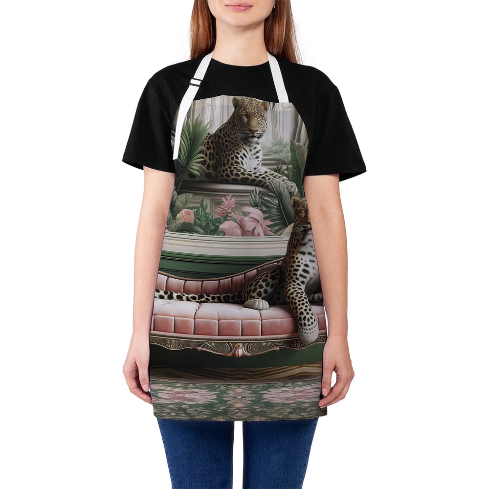 Фартук кухонный JoyArty Леопард, универсальный размер, для женщин и мужчин, ap_sd3538 - выгодная ...