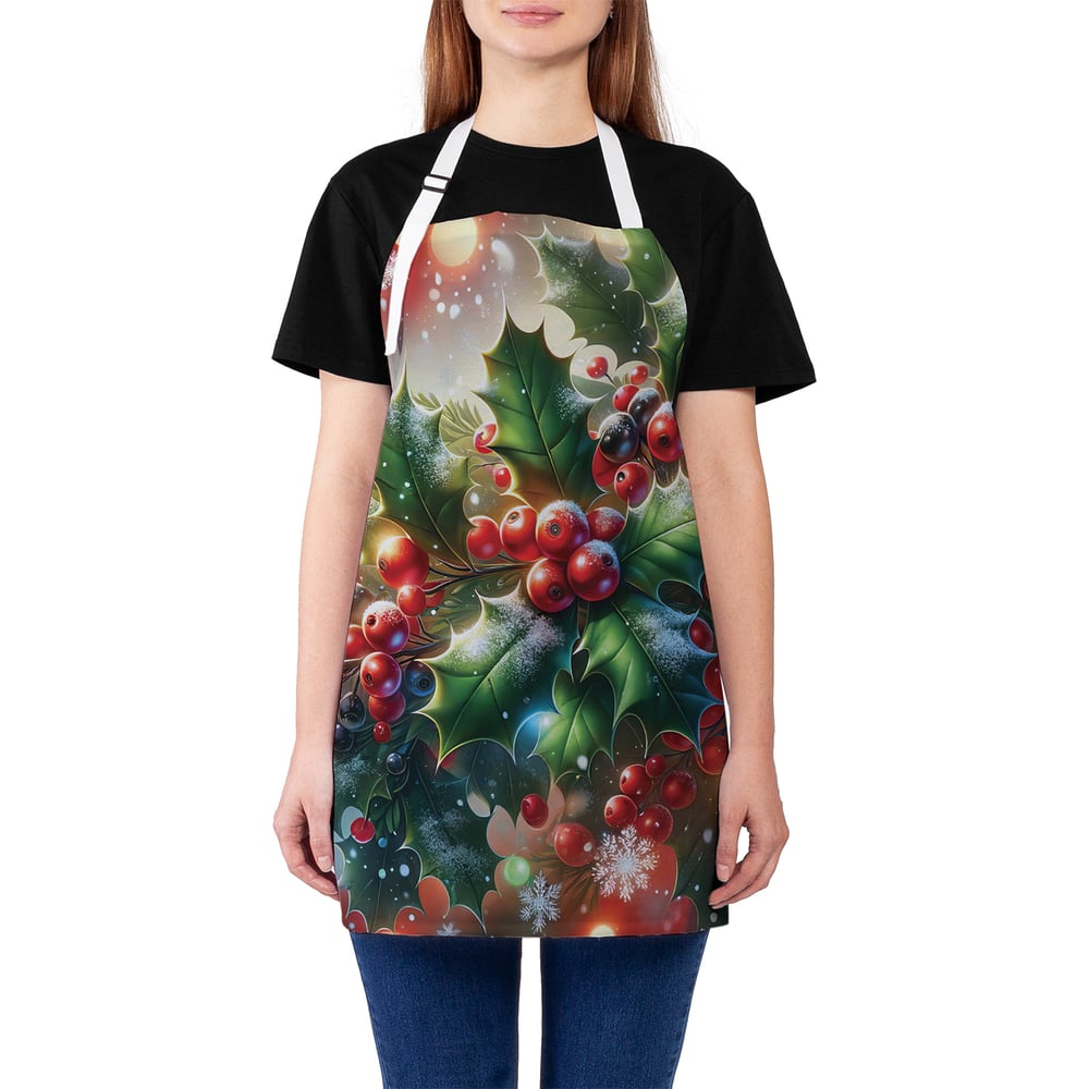 Фартук кухонный JoyArty Атмосфера праздника, универсальный размер, для женщин и мужчин, серия ...