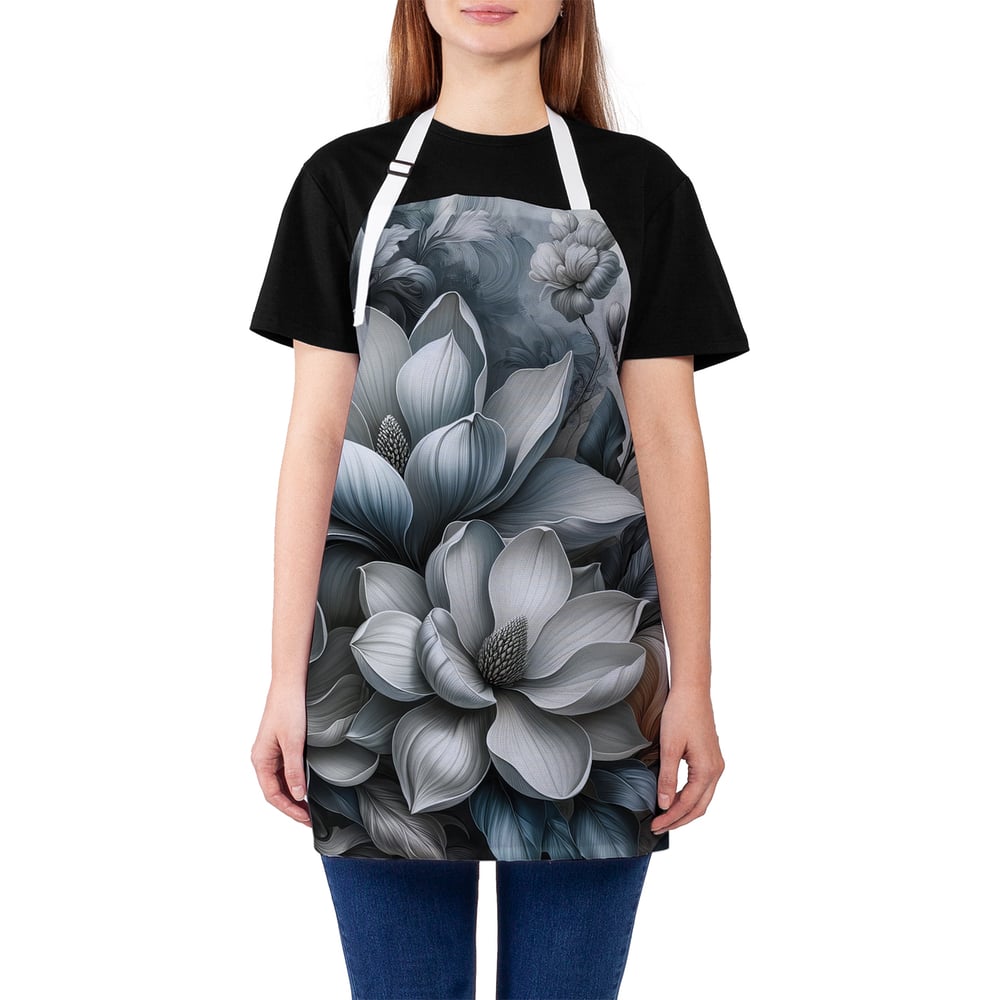 Фартук кухонный JoyArty Бледная магнолия, универсальный размер, для женщин и мужчин, ap_sd3483 ...