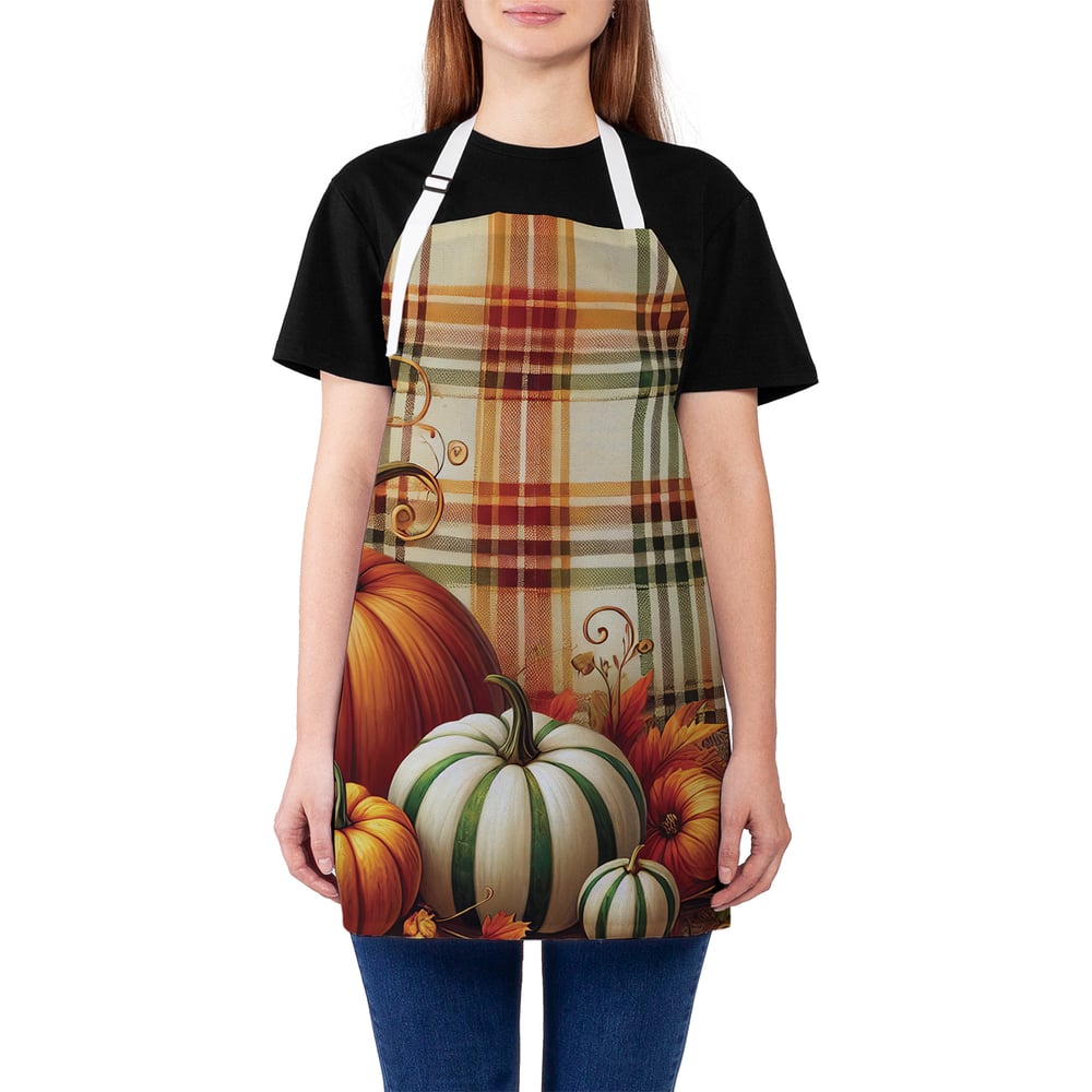 Фартук кухонный JoyArty Шотландская тыква, универсальный размер, для женщин и мужчин, ap_sd4010 ...