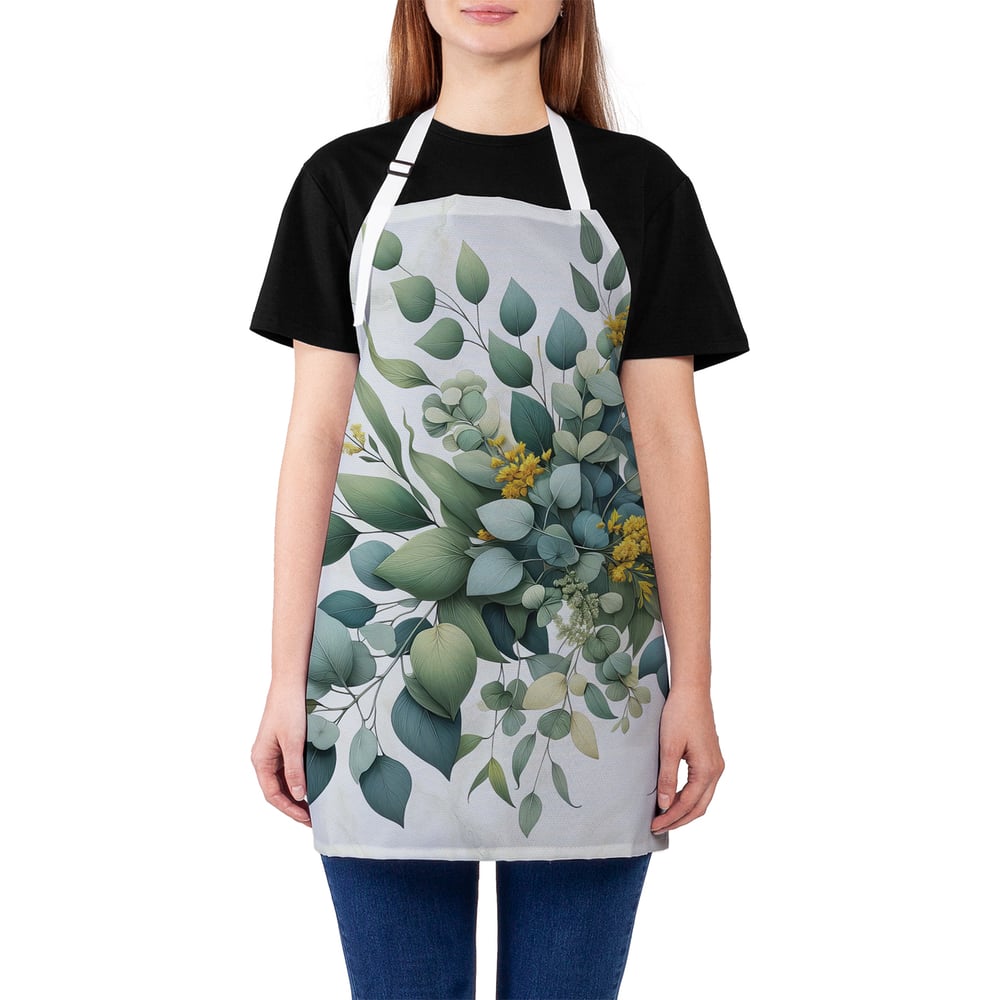 Фартук кухонный JoyArty Эвкалипт, универсальный размер, для женщин и мужчин, ap_sd3534 ...