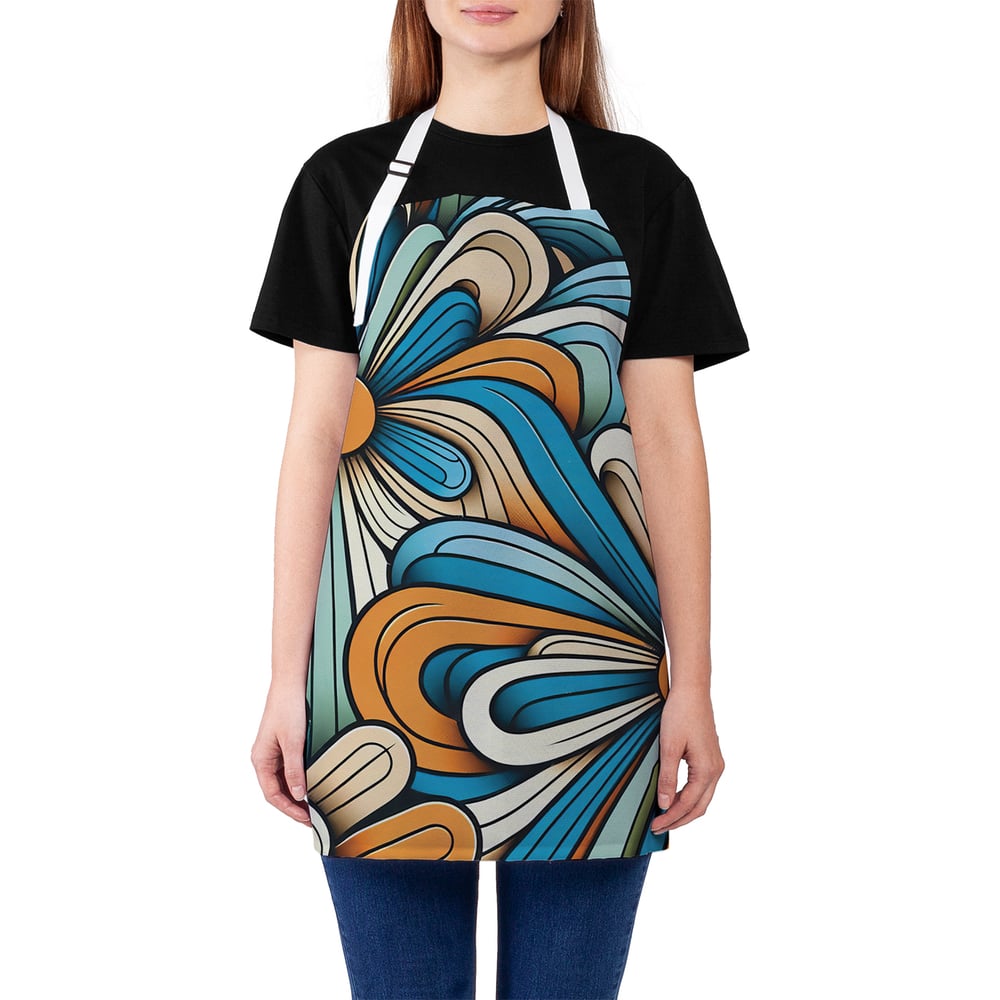 Фартук кухонный JoyArty Бутон ромашки, универсальный размер, для женщин и мужчин, ap_sd3552 ...