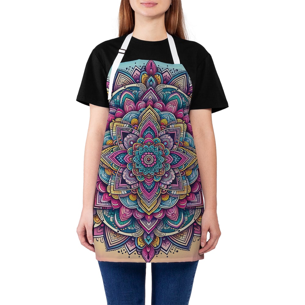 Фартук кухонный JoyArty Мандала, универсальный размер, для женщин и мужчин, ap_sd3581 - выгодная ...