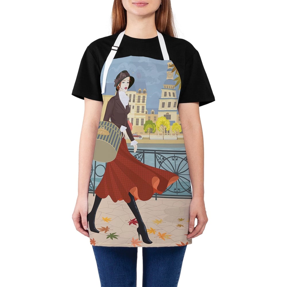 Кухонный фартук JOYARTY Осеннее настроение, универсальный размер, для женщин и мужчин ap_78546 ...