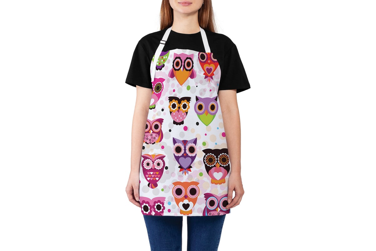 Кухонный фартук JOYARTY Мудрое веселье, универсальный размер для женщин и мужчин ap_2842 ...