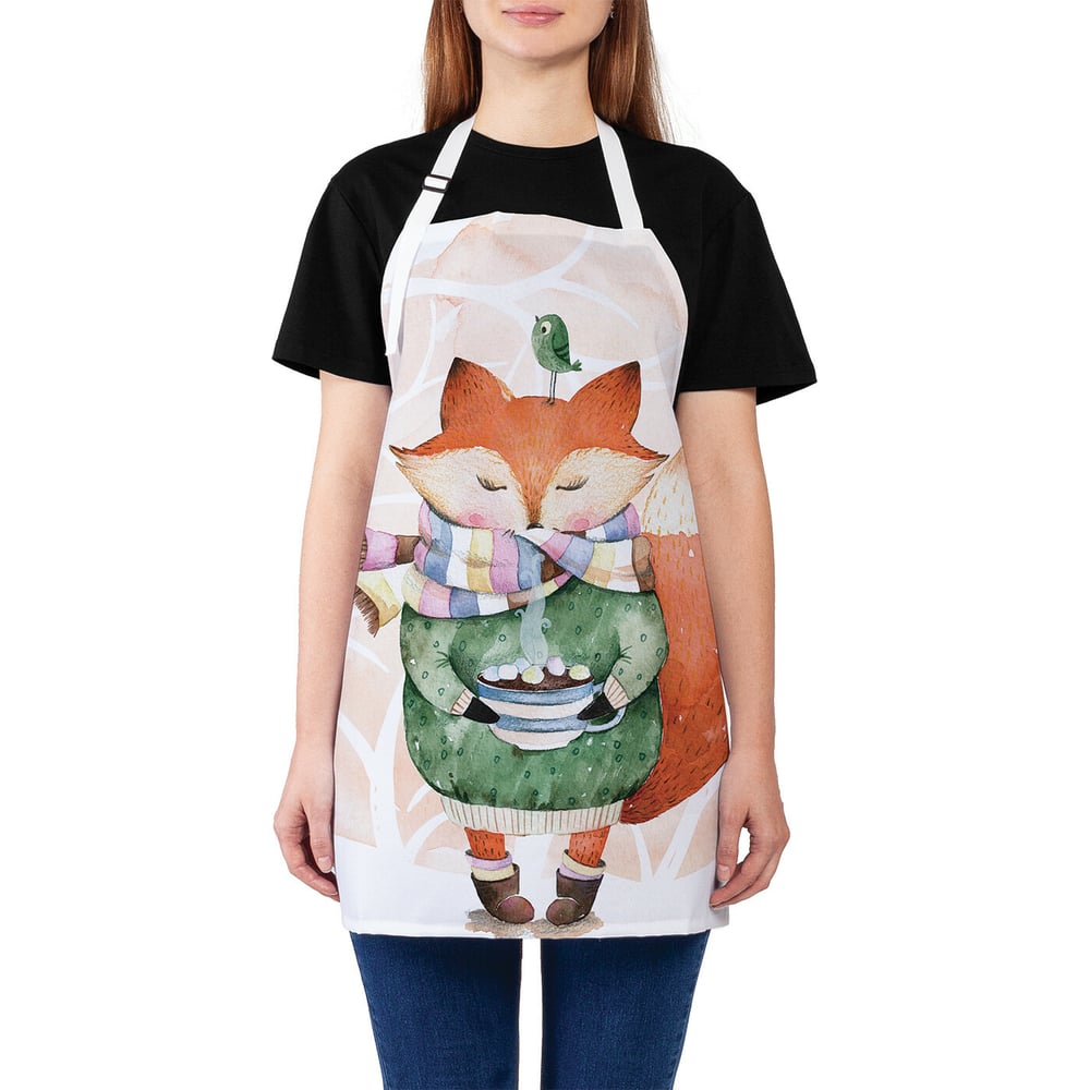 Кухонный фартук JOYARTY Любитель тепла, универсальный размер для женщин и мужчин ap_78050 ...