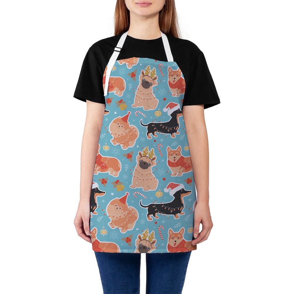 Кухонный фартук JOYARTY Собачья вечеринка, универсальный размер для женщин и мужчин ap_419850 ...