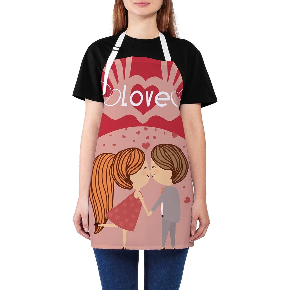 Кухонный фартук JOYARTY My love, универсальный размер для женщин и мужчин ap_91971 - выгодная ...