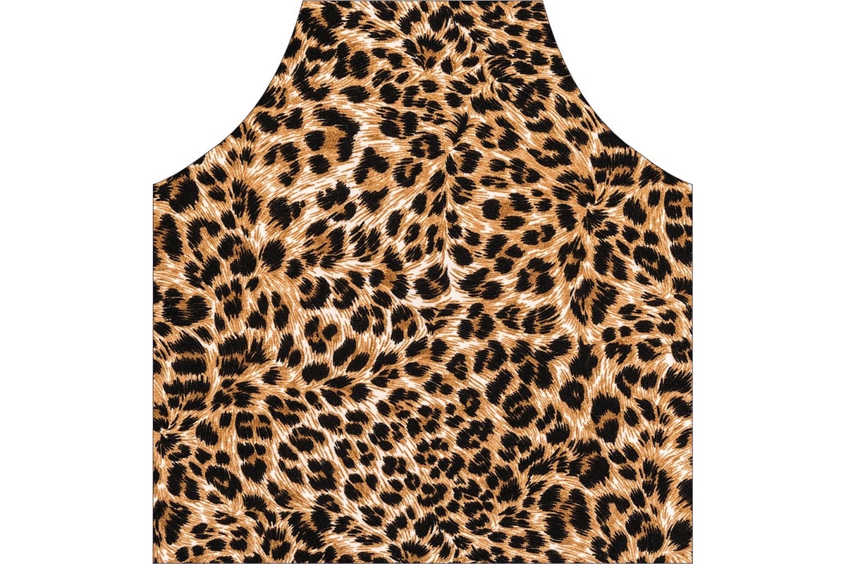 Кухонный фартук JOYARTY Расцветка леопарда, универсальный размер для женщин и мужчин ap_209440 ...