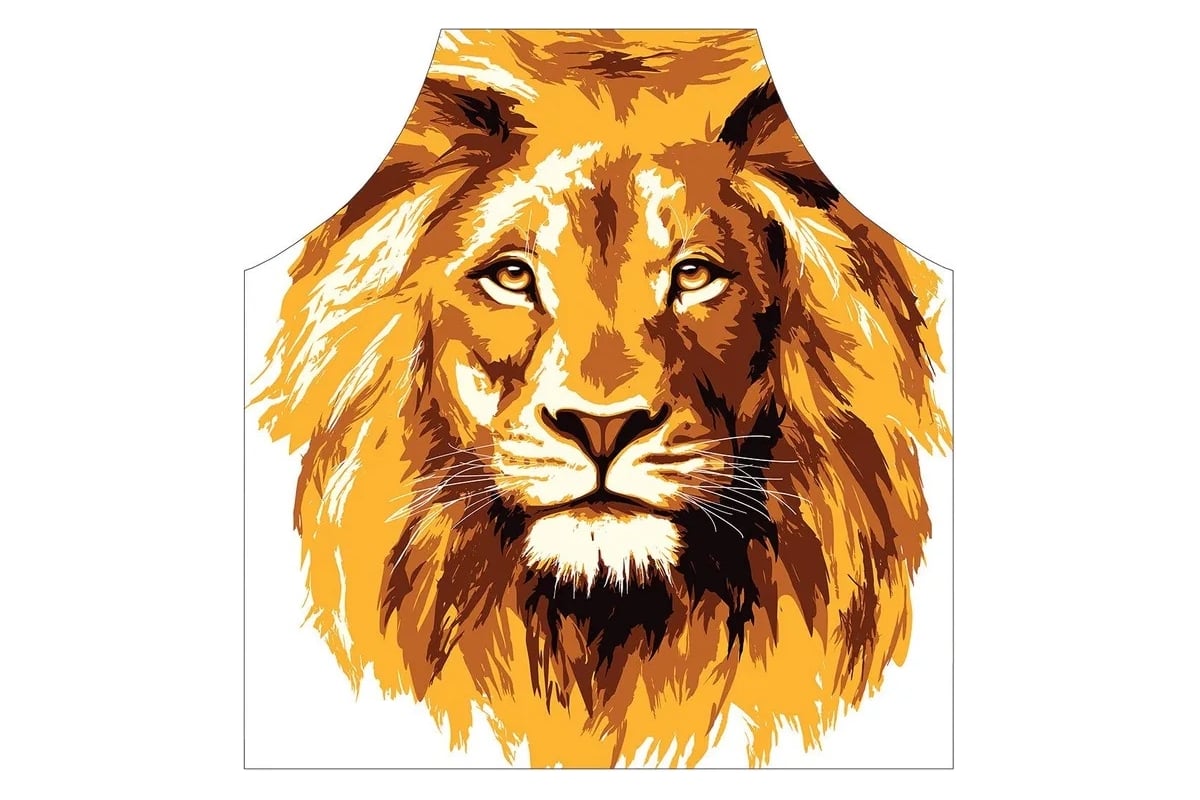 Кухонный фартук JOYARTY Царь зверей, универсальный размер для женщин и мужчин ap_14691 ...