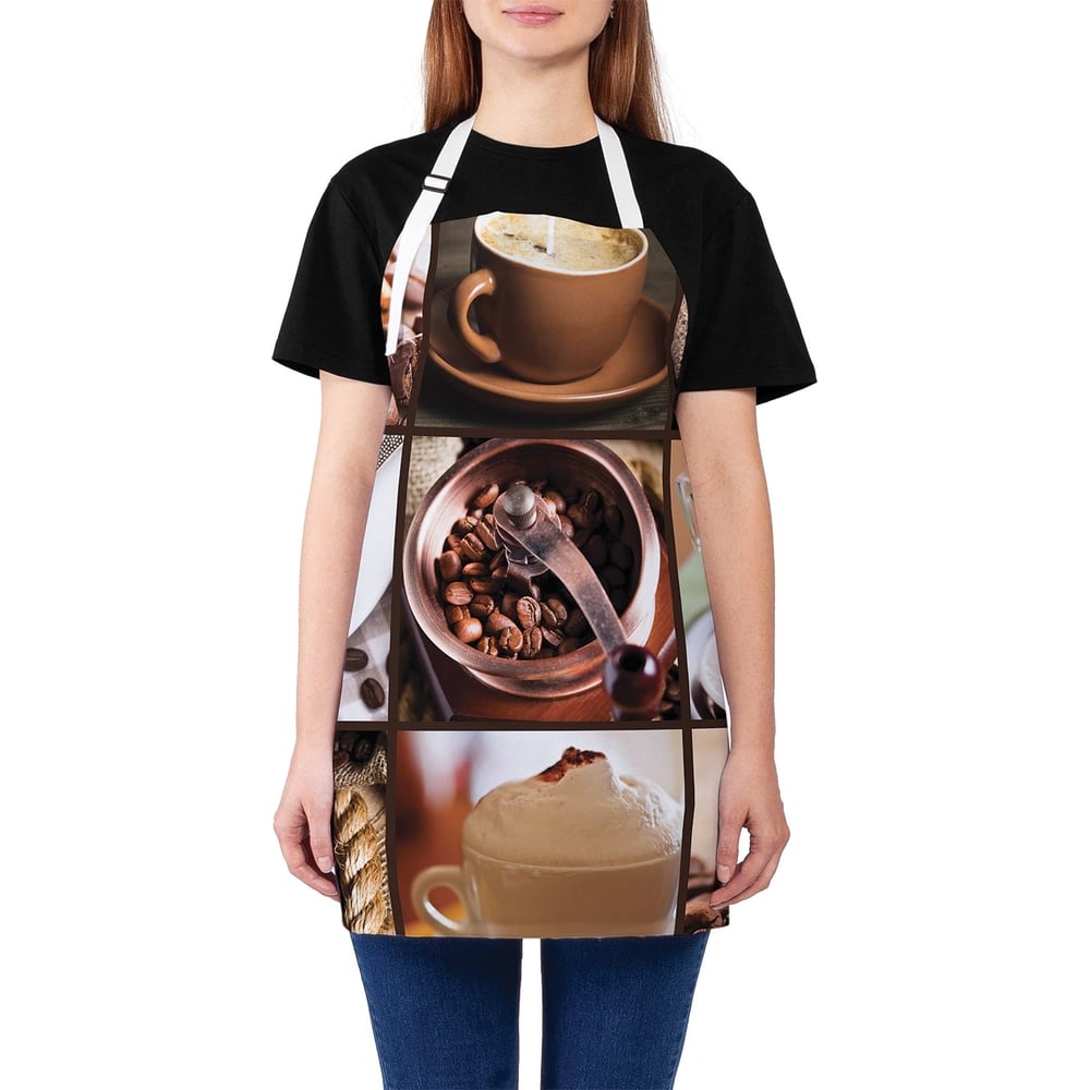 Кухонный фартук JOYARTY Кофейная зона, универсальный размер для женщин и мужчин ap_378768 ...