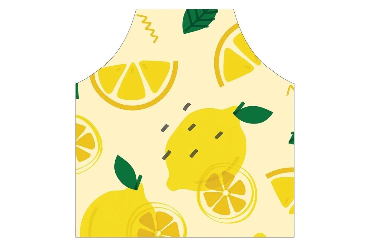 Кухонный фартук JOYARTY Лимонная композиция, универсальный размер для женщин и мужчин ap_413943 ...