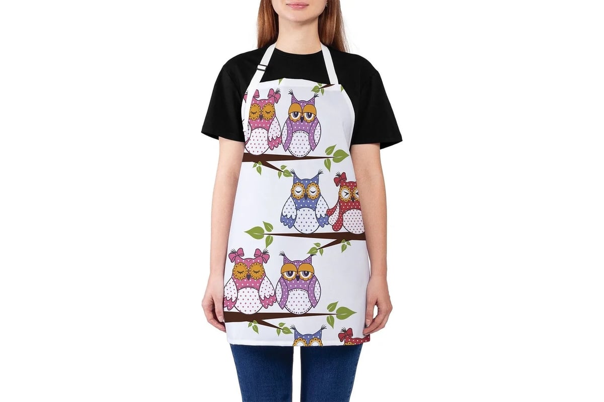 Кухонный фартук JOYARTY Борьба с усталостью, универсальный размер для женщин и мужчин ap_10802 ...