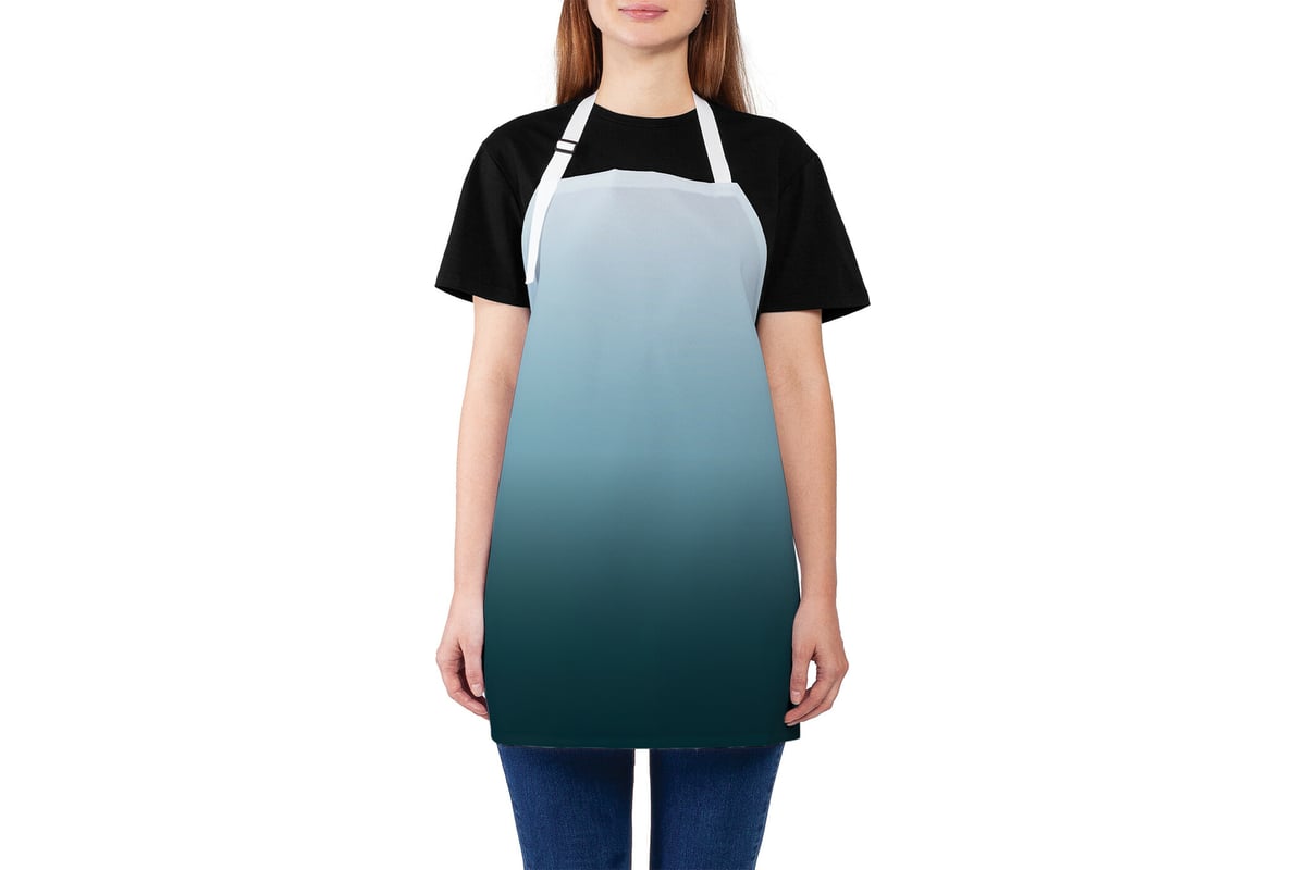 Кухонный фартук JOYARTY Поверхность с градиентом, универсальный размер для женщин и мужчин ap ...