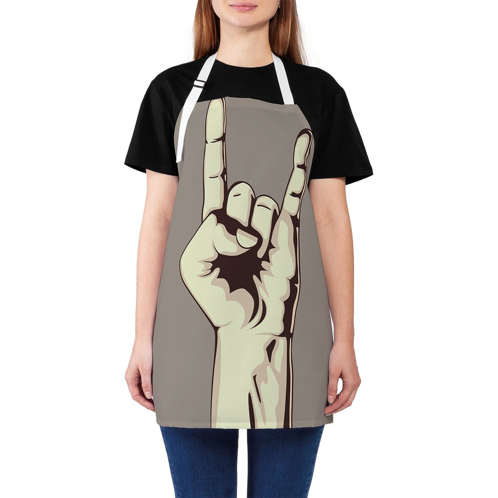 Кухонный фартук JOYARTY Жест коза, универсальный размер для женщин и мужчин ap_51695 - выгодная ...