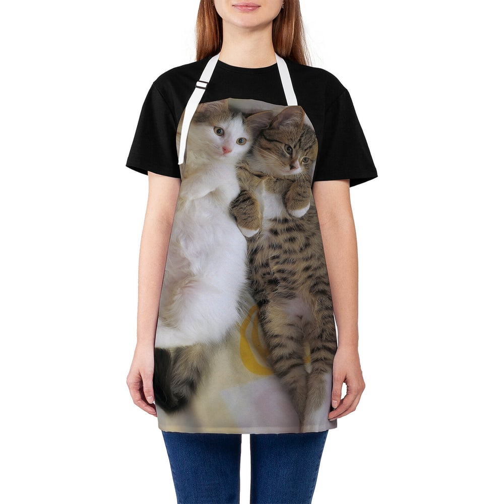 Кухонный фартук JOYARTY Два кота, универсальный размер для женщин и мужчин ap_38560 - выгодная ...