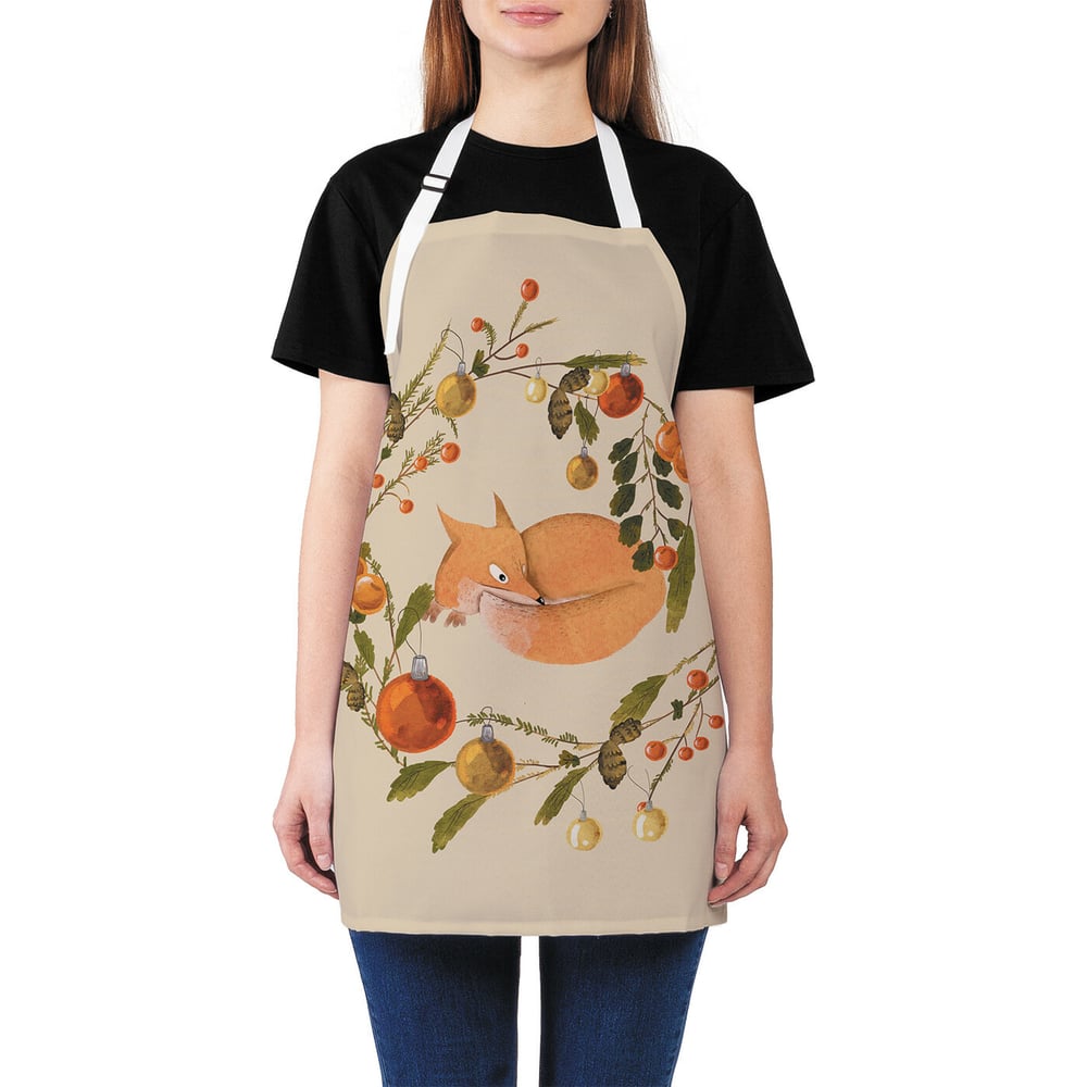 Кухонный фартук JOYARTY Лиса, лисичка, лис..., универсальный размер для женщин и мужчин ap_79754 ...