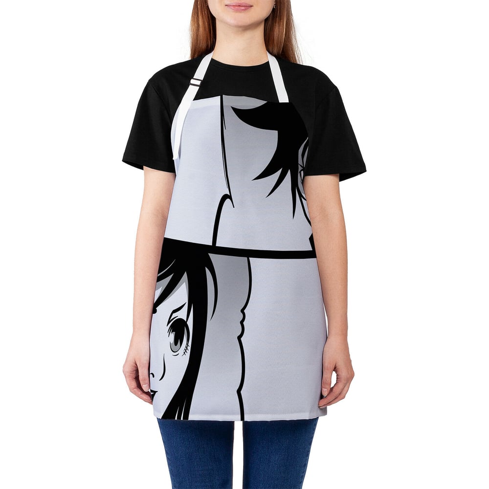 Кухонный фартук JOYARTY Эмоциональный спор, универсальный размер для женщин и мужчин ap_23814 ...