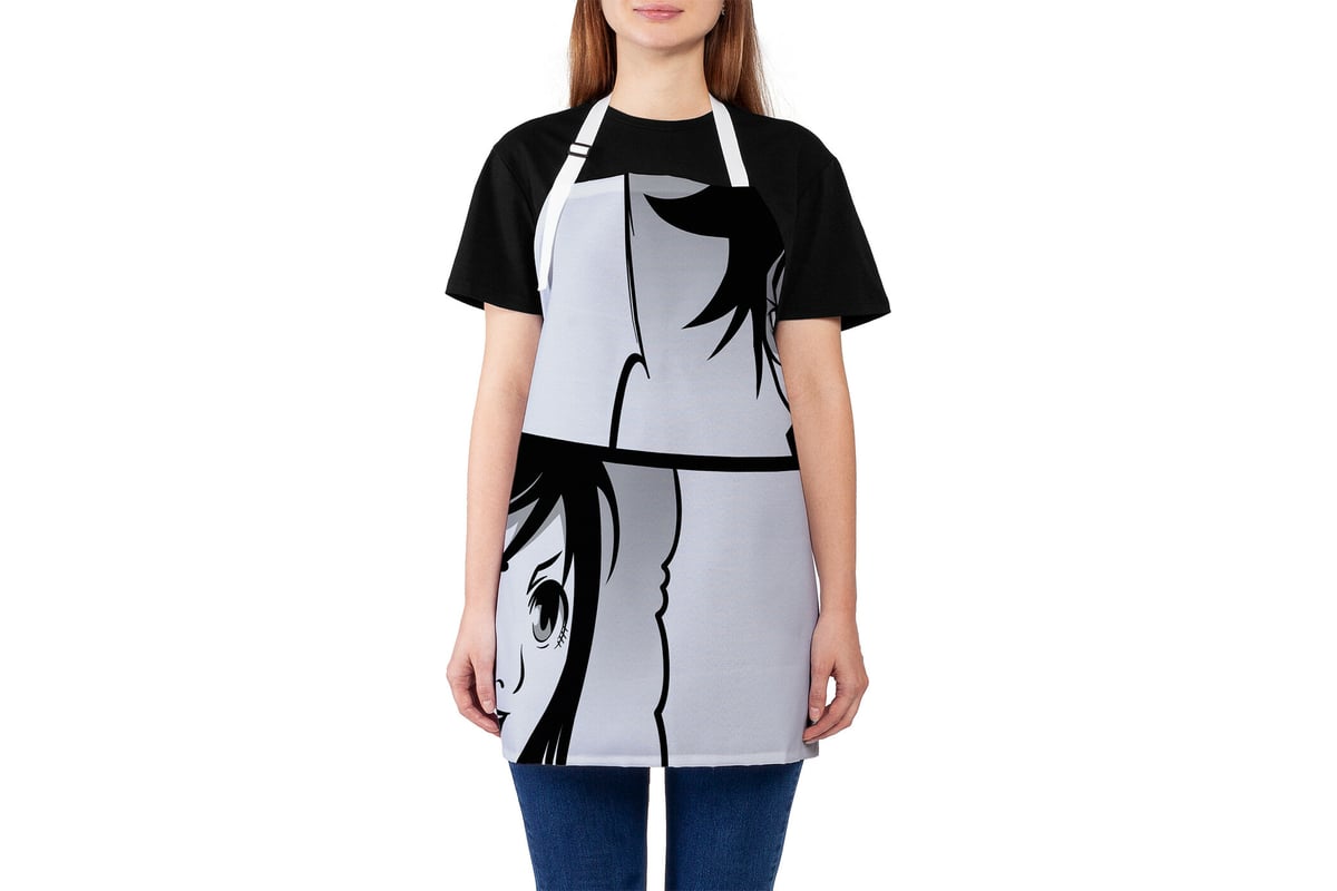 Кухонный фартук JOYARTY Эмоциональный спор, универсальный размер для женщин и мужчин ap_23814 ...