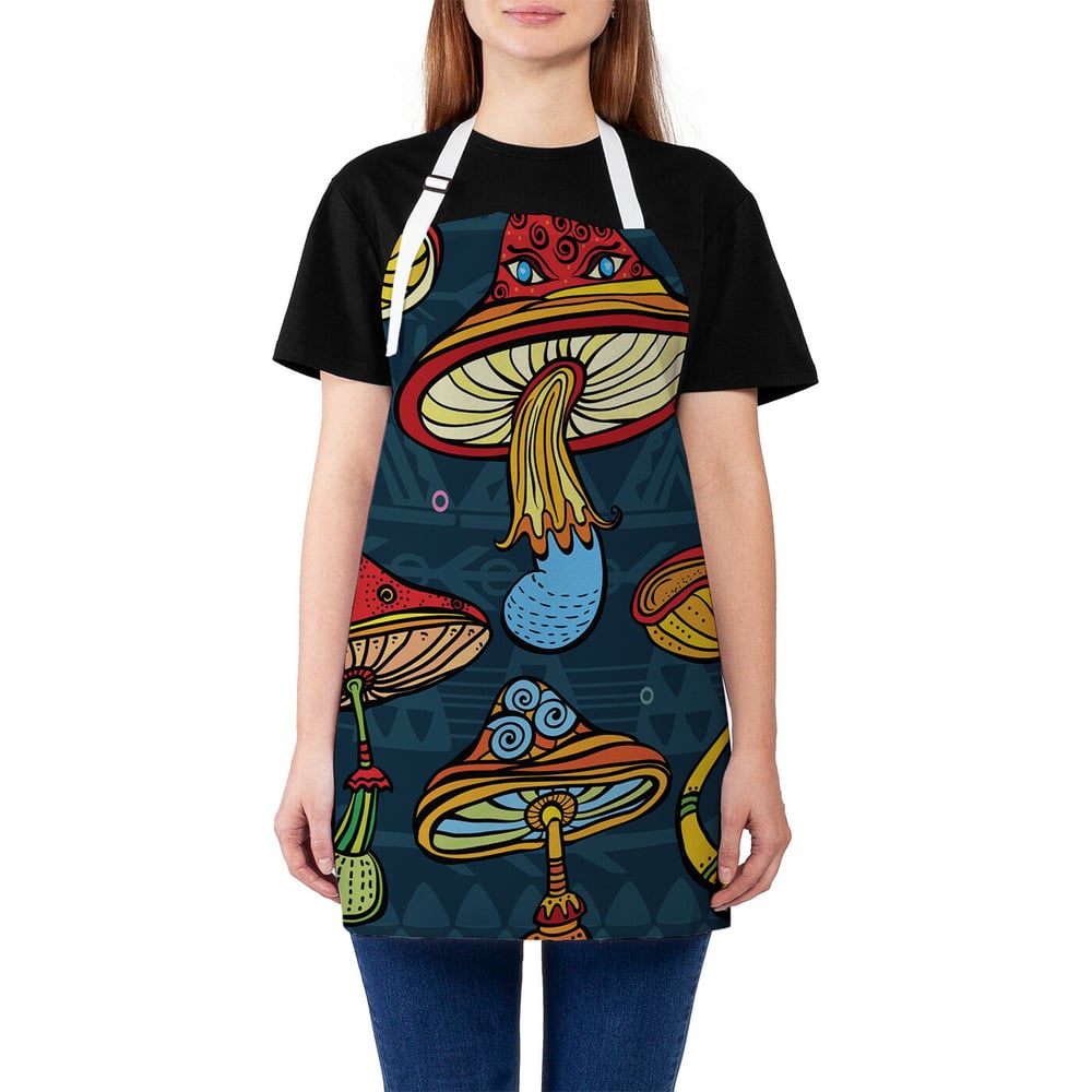 Кухонный фартук JOYARTY Разные поганки, универсальный размер для женщин и мужчин ap_36842 ...