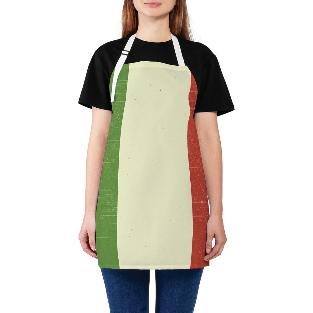 Кухонный фартук JOYARTY Ретро-флаг Италии, универсальный размер для женщин и мужчин ap_378766 ...
