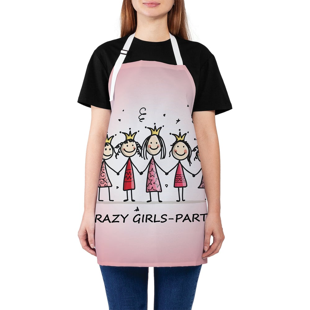 Кухонный фартук JOYARTY Девичник принцесс, универсальный размер для женщин и мужчин ap_378876 ...