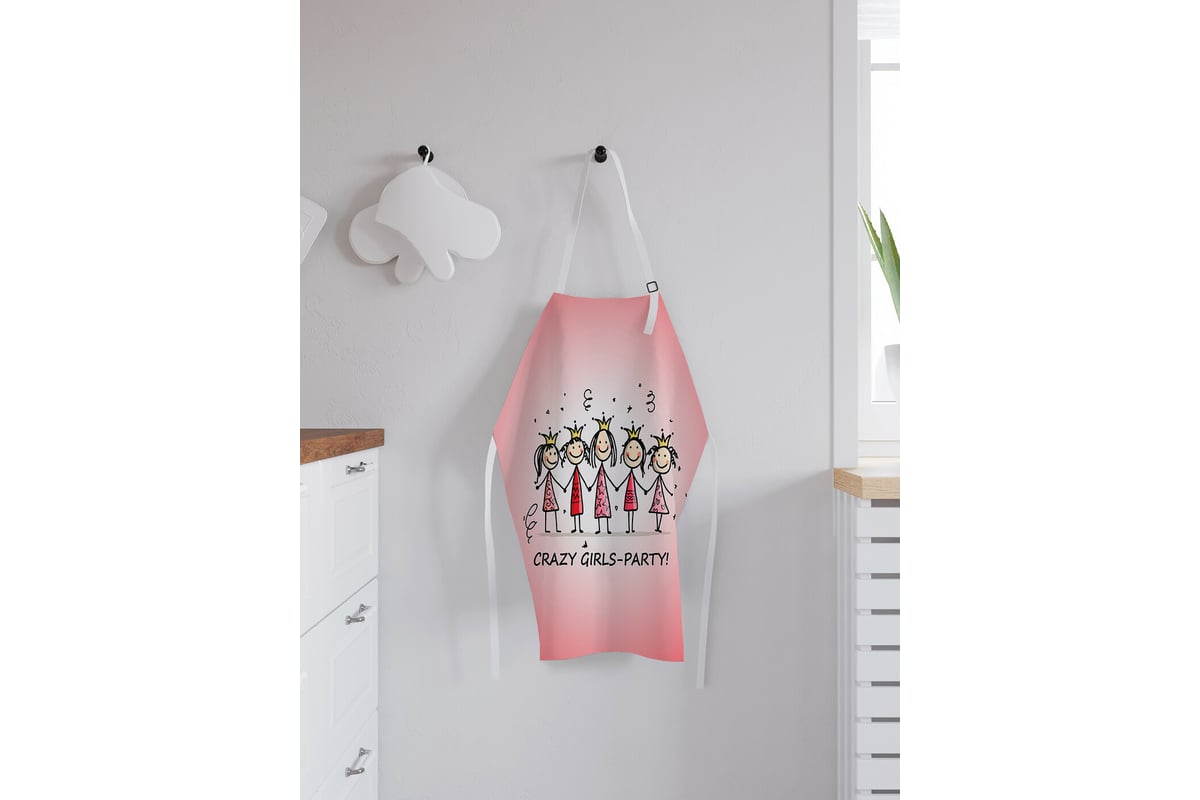 Кухонный фартук JOYARTY Девичник принцесс, универсальный размер для женщин и мужчин ap_378876 ...