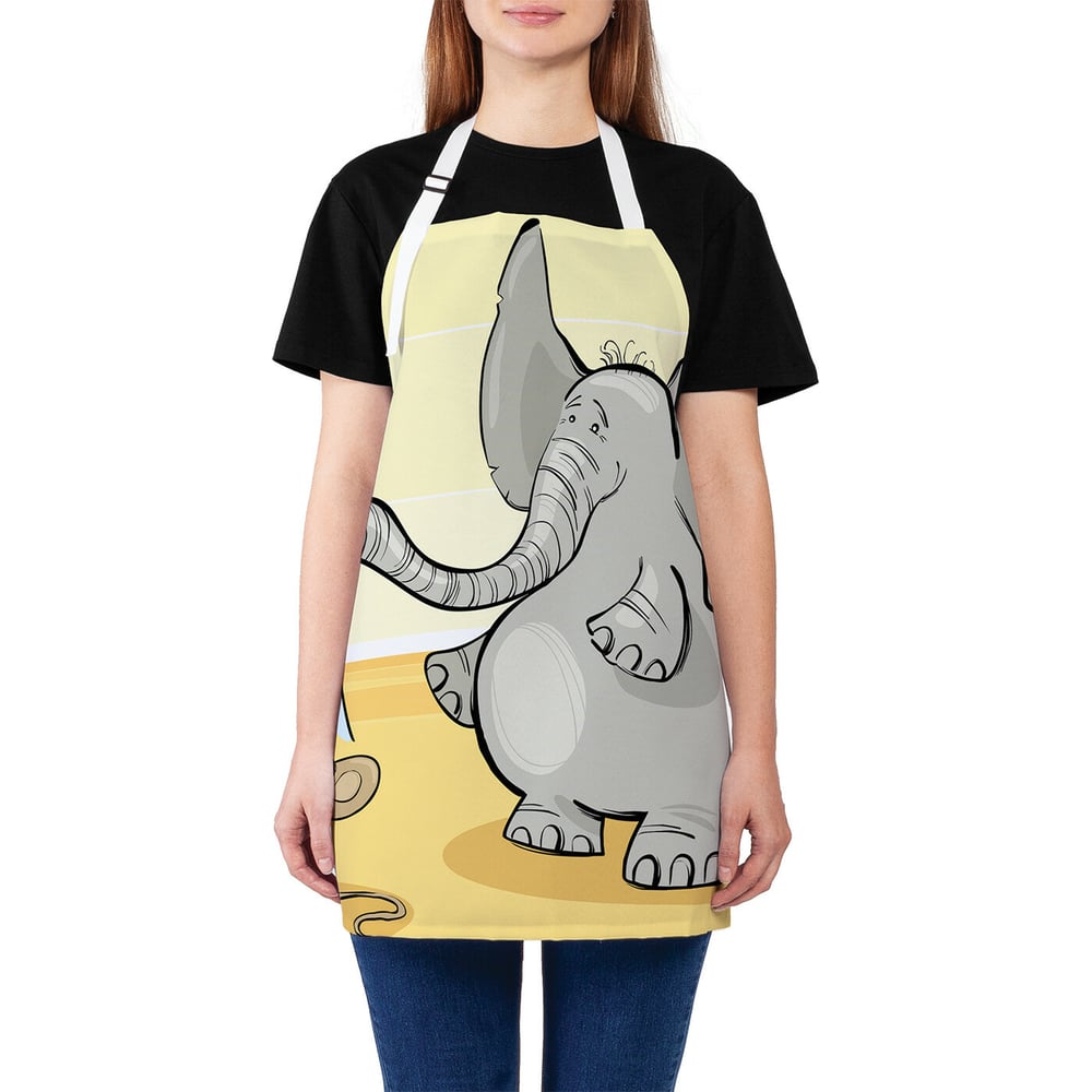 Кухонный фартук JOYARTY Необычная дружба, универсальный размер для женщин и мужчин ap_13705 ...