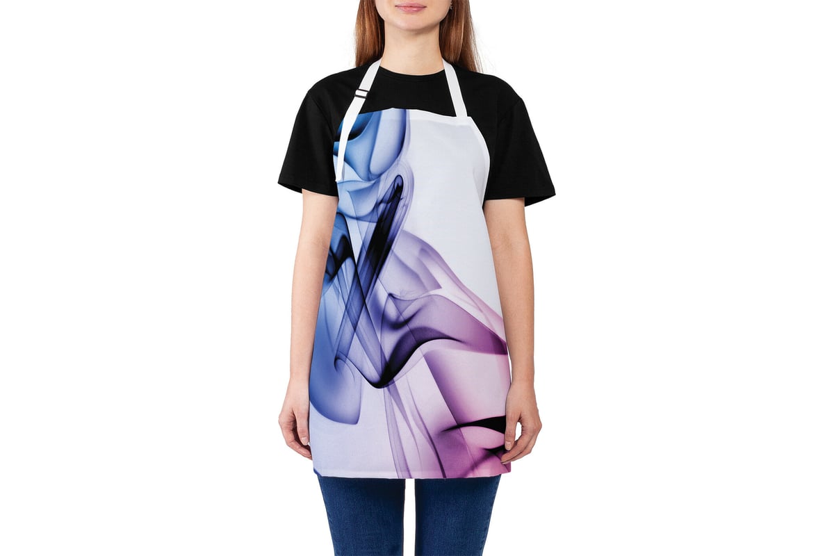 Кухонный фартук JOYARTY Водянистые формы, универсальный размер для женщин и мужчин ap_16361 ...