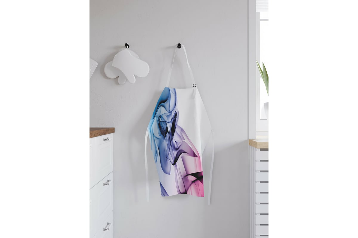 Кухонный фартук JOYARTY Водянистые формы, универсальный размер для женщин и мужчин ap_16361 ...