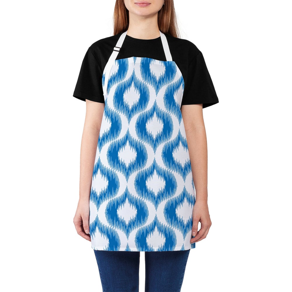 Кухонный фартук JOYARTY Волны холода, универсальный размер для женщин и мужчин ap_18042 ...