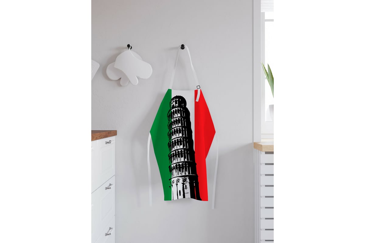 Кухонный фартук JOYARTY Итальянская пиза, универсальный размер для женщин и мужчин ap_7257 ...